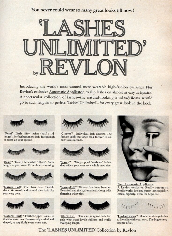 How to use false eyelashes to get a real big-eyed retro look: Vintage ...