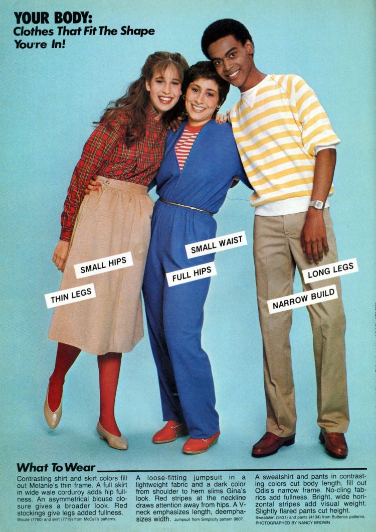 Vintage '80s fashion tips for teens: Clothes that fit the shape you're ...
