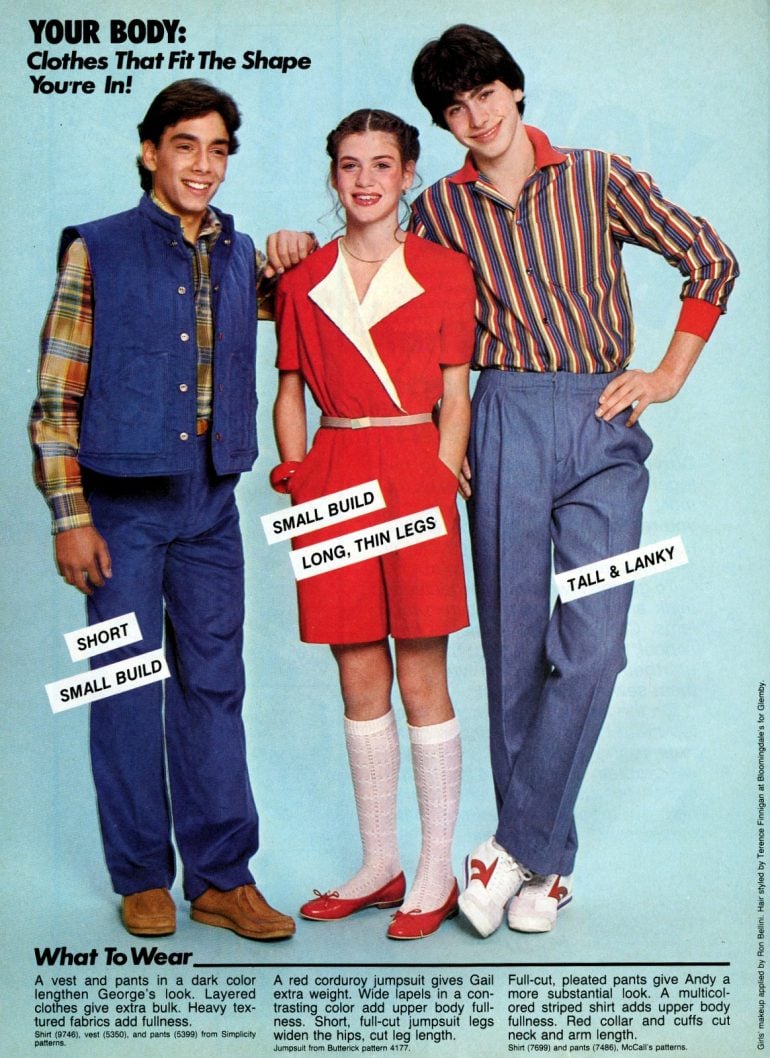 Vintage '80s fashion tips for teens: Clothes that fit the shape you're ...