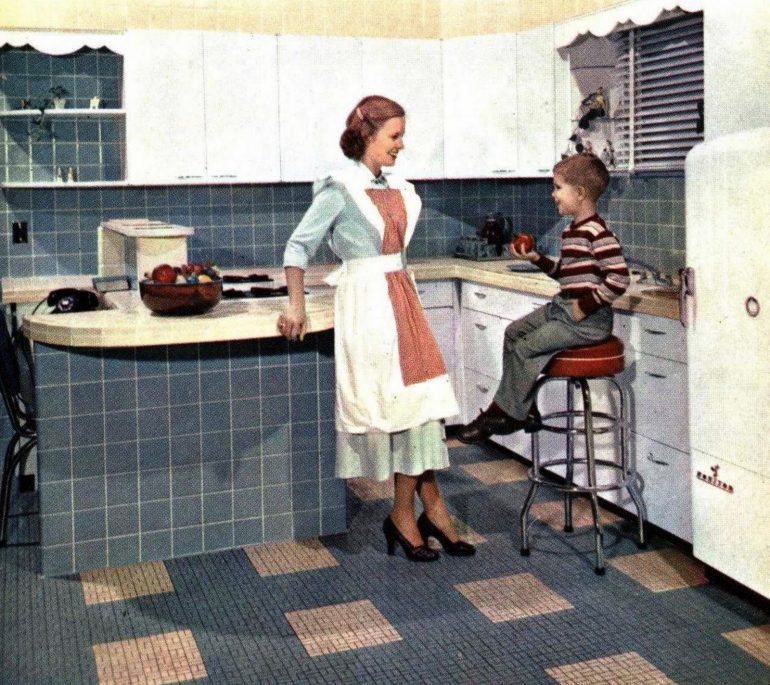 31 vintage 1950s kitchen tile design ideas - Click Americana