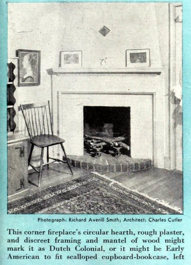 30 fantastic & timeless vintage fireplaces from the first half of the ...