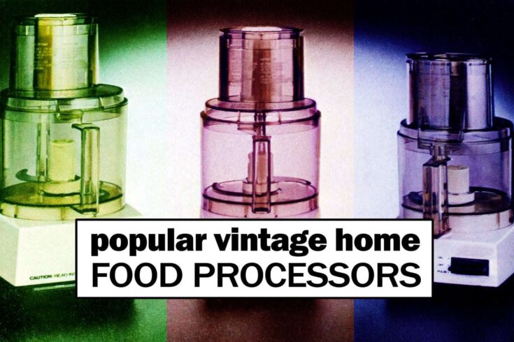 Vintage Cuisinarts and other food processors were must-have small ...