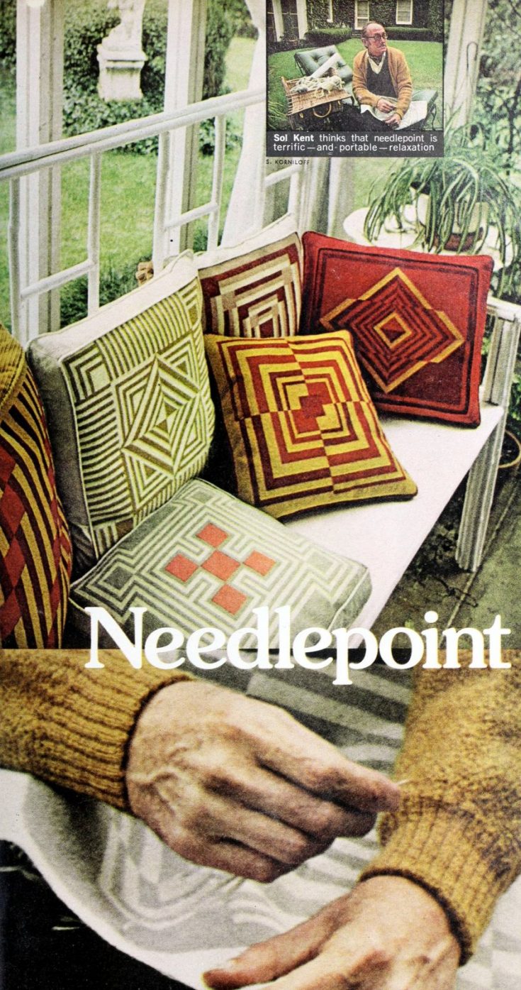Vintage needlepoint: Designs & dozens of ideas from the 50s, 60s & 70s ...