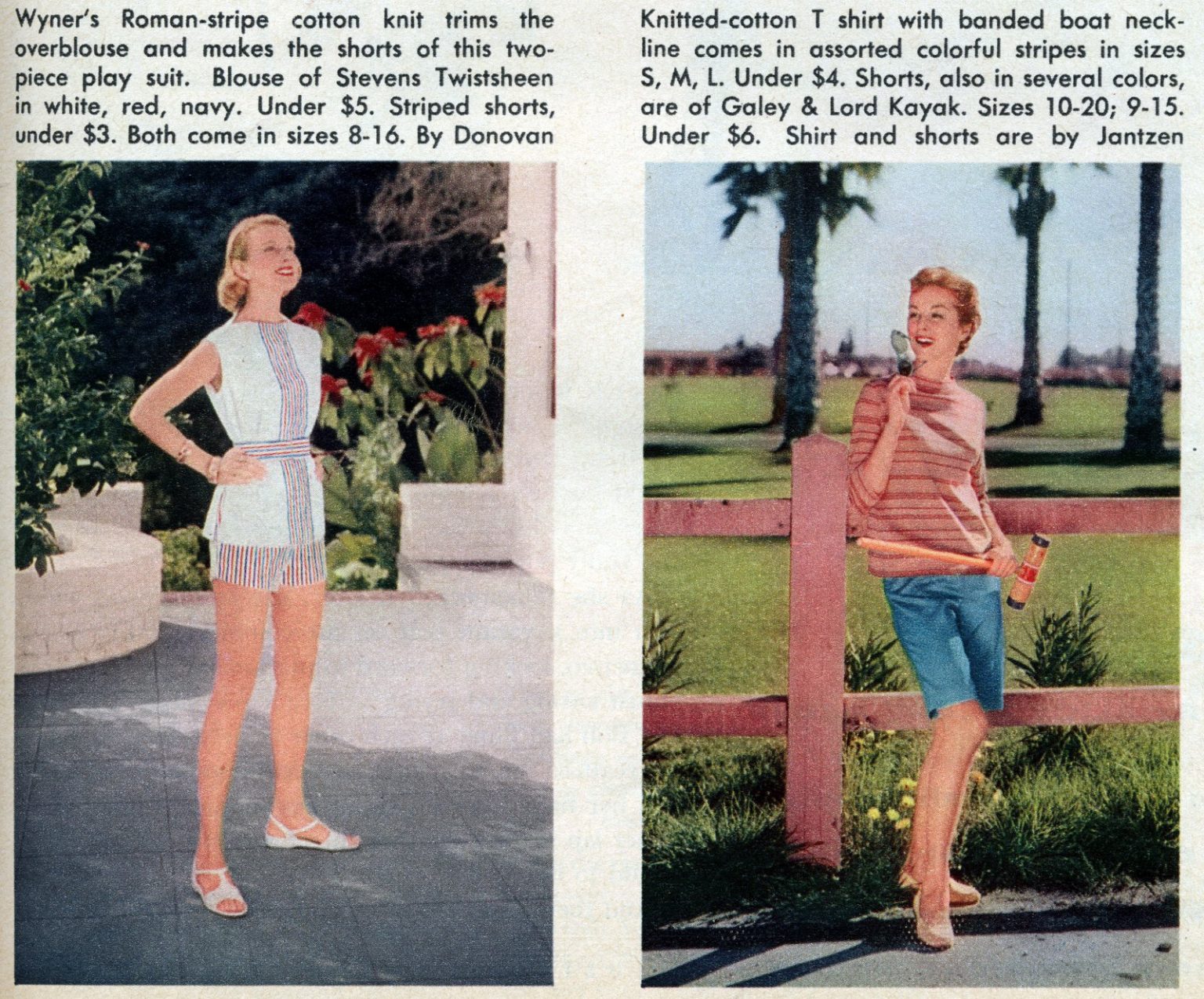1950s summer clothes that made playtime the best time - Click Americana
