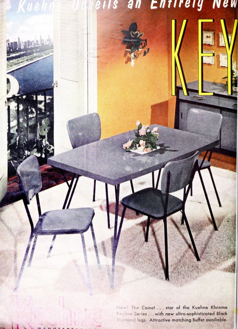50 compact vintage dining room sets from the 40s & 50s with that ...
