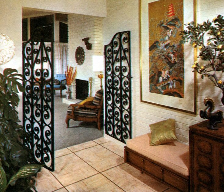 25 mid-century entrance halls & foyers invite you inside with vintage ...