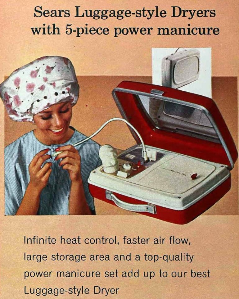 Vintage hair dryers for the home: Dry it yourself the 1960s & 1970s way ...
