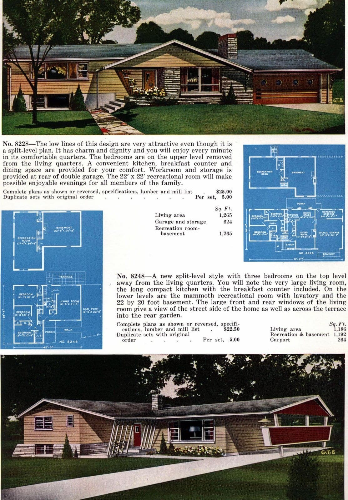 See 125 vintage ’60s home plans used to design & build millions of mid ...