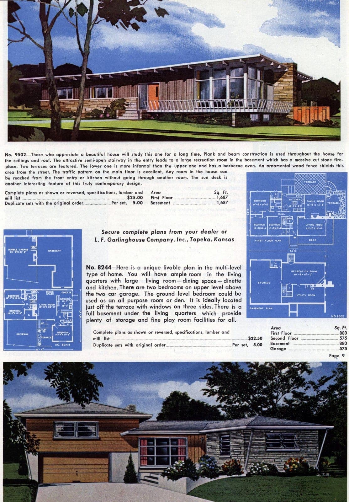 See 125 vintage ’60s home plans used to design & build millions of mid ...