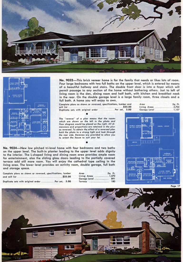 See 125 vintage ’60s home plans used to design & build millions of mid ...