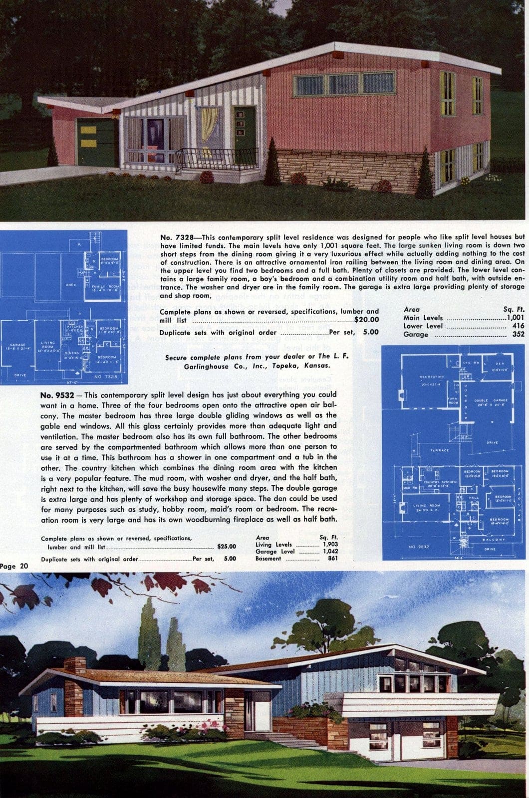 See 125 vintage ’60s home plans used to design & build millions of mid ...