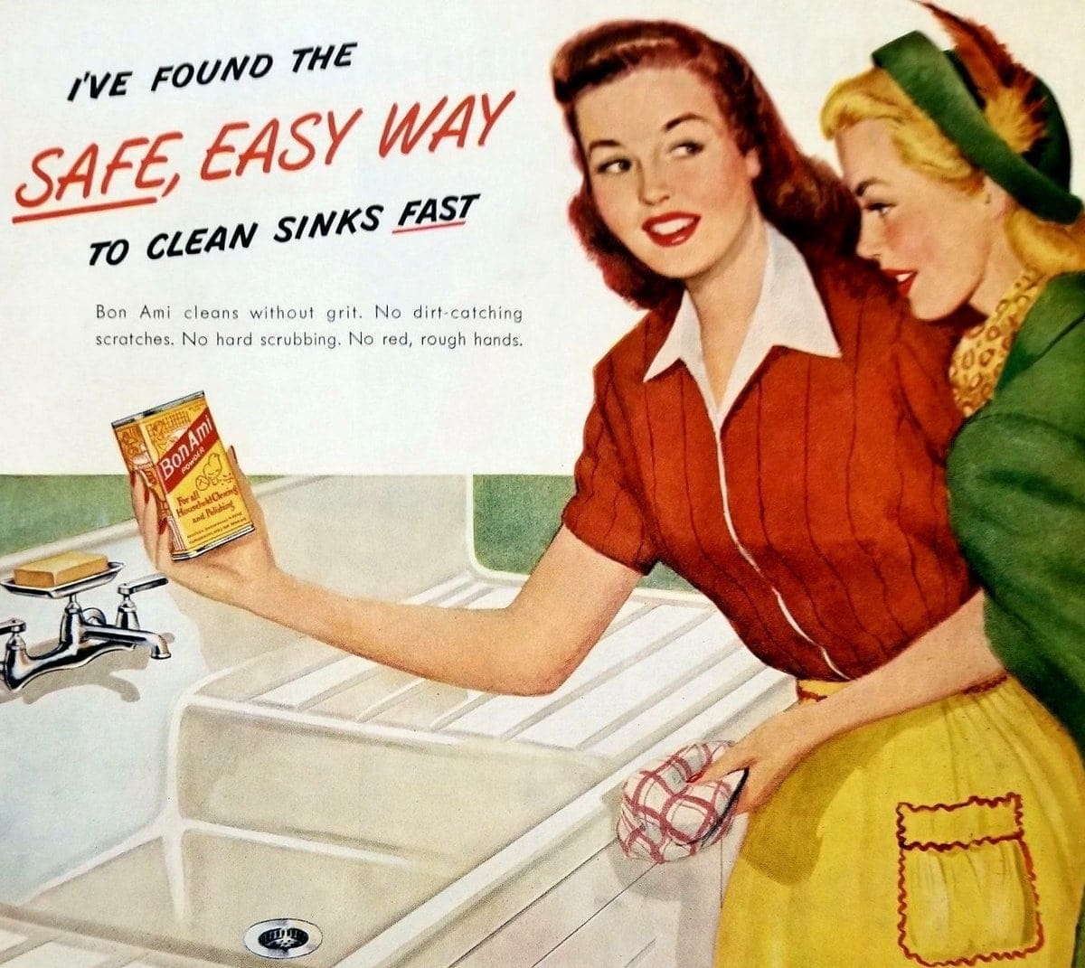 The perfect '50s housewife & her everyday cleaning life - Click Americana