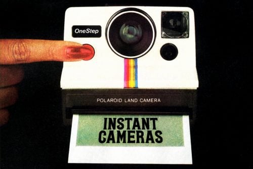 Vintage instant cameras from Polaroid & Kodak: OneStep, Pronto ...