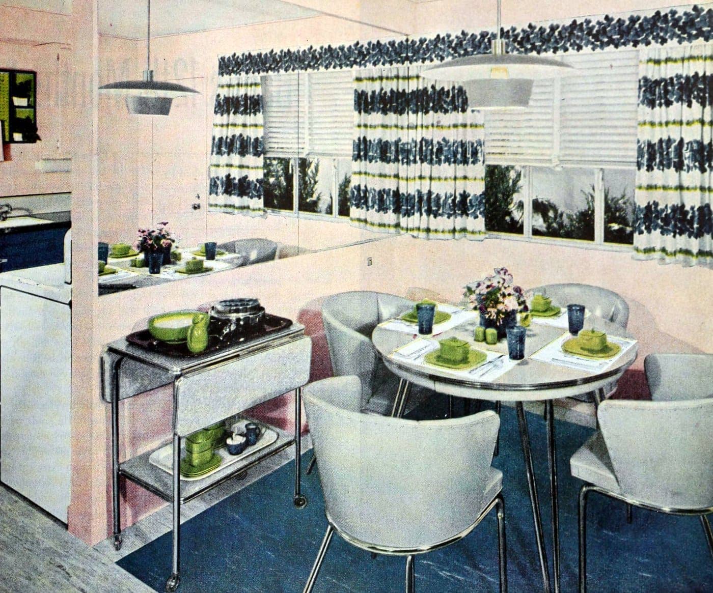 See 40 stylish vintage window coverings from the '50s - Click Americana