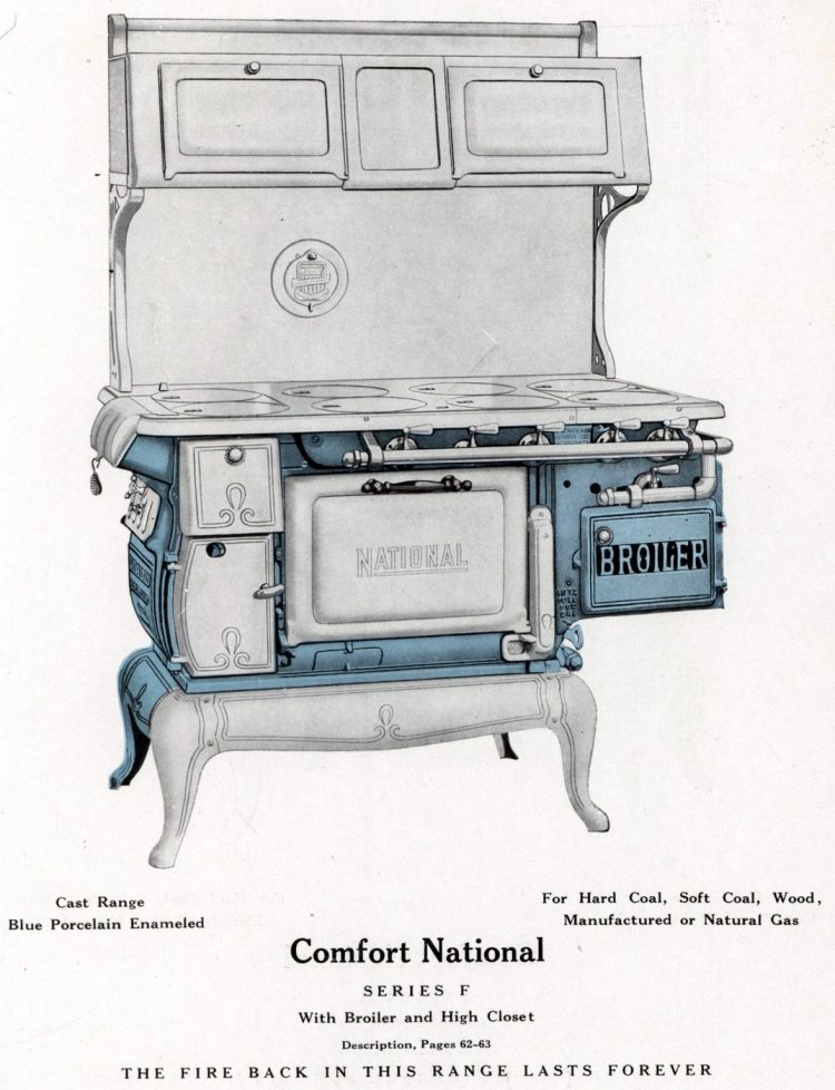 Can you imagine cooking on one of these gorgeous antique kitchen ranges ...