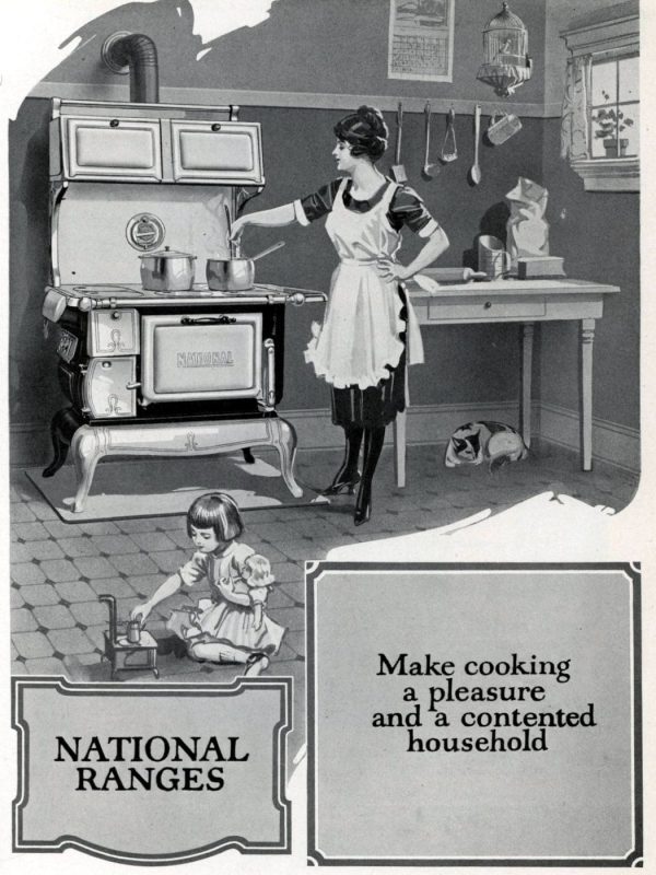 Can you imagine cooking on one of these gorgeous antique kitchen ranges ...