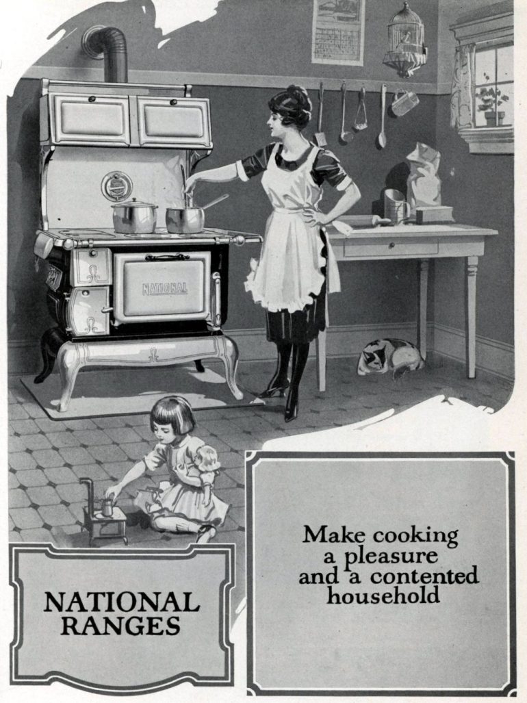 Can you imagine cooking on one of these gorgeous antique kitchen ranges ...