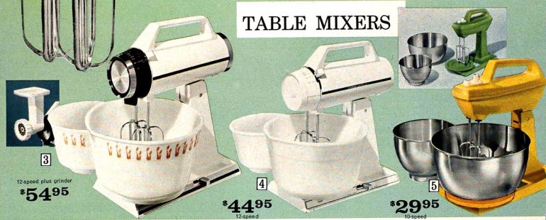 Vintage stand mixers from Kitchen-Aid, Hamilton Beach & more were a ...