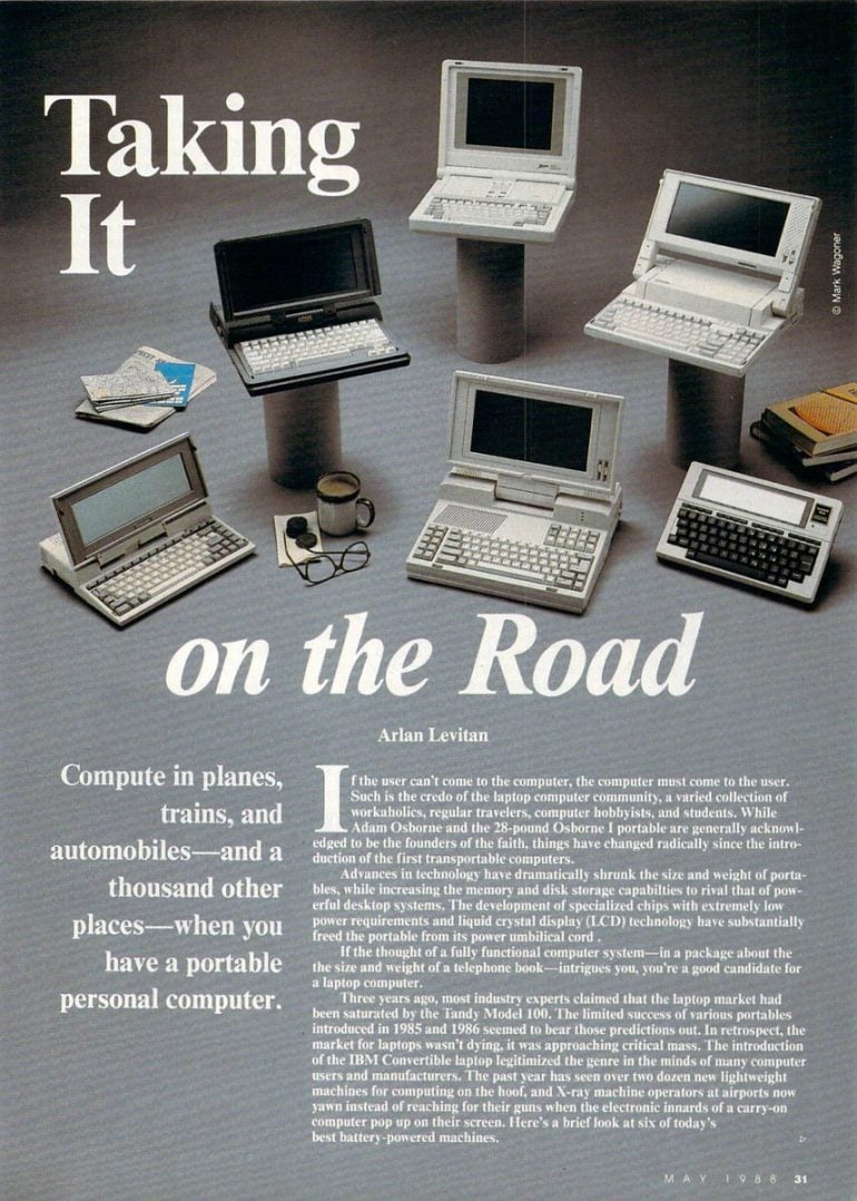 See some of the first laptop computers: Clunky, slow & expensive tech ...