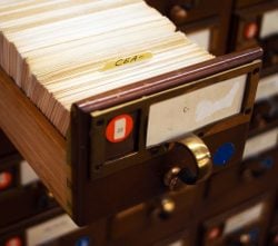 Vintage card catalogs: Still attracting bookworms with their old-school ...