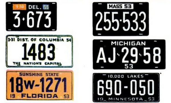 See 200 vintage license plates for all the American states & beyond ...