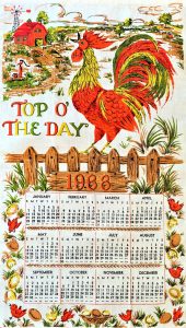 See 20 old-fashioned cloth calendars that lived on as kitchen ...