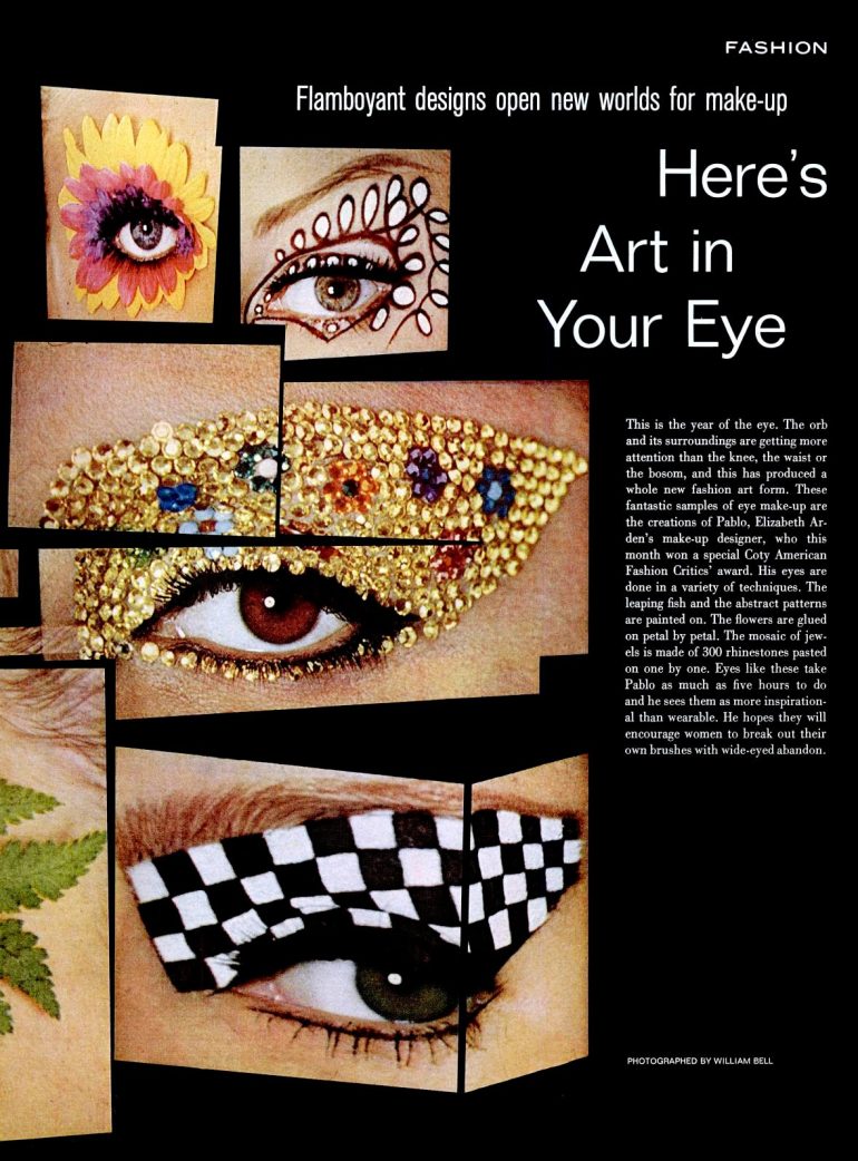 Mod 1960s eye makeup styles took a walk on the wild side - Click Americana