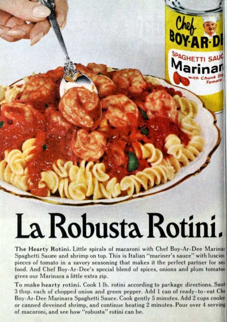 Vintage Chef Boy-Ar-Dee: America's convenient spin on Italian food ...