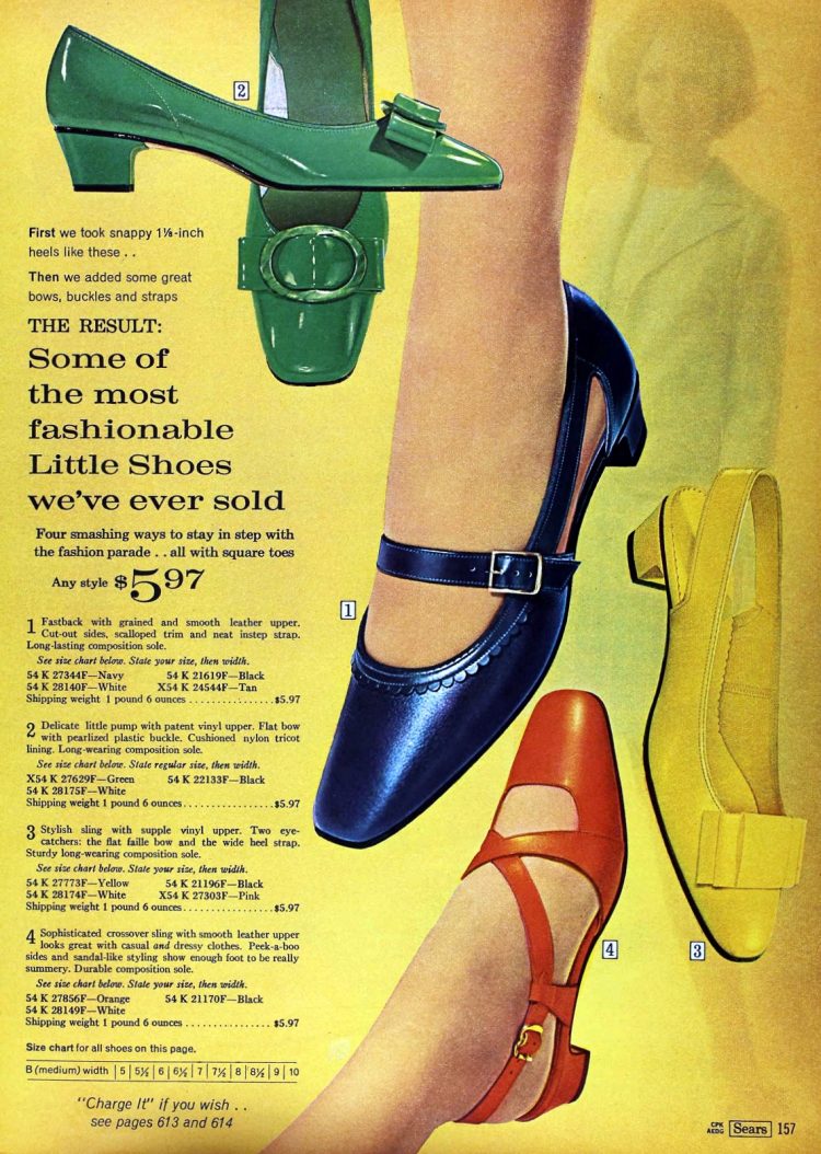 These vintage 1960s shoes for women were fashionable & far out - Click ...