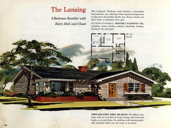 See 125 vintage 60s home plans used to design & build millions of mid ...