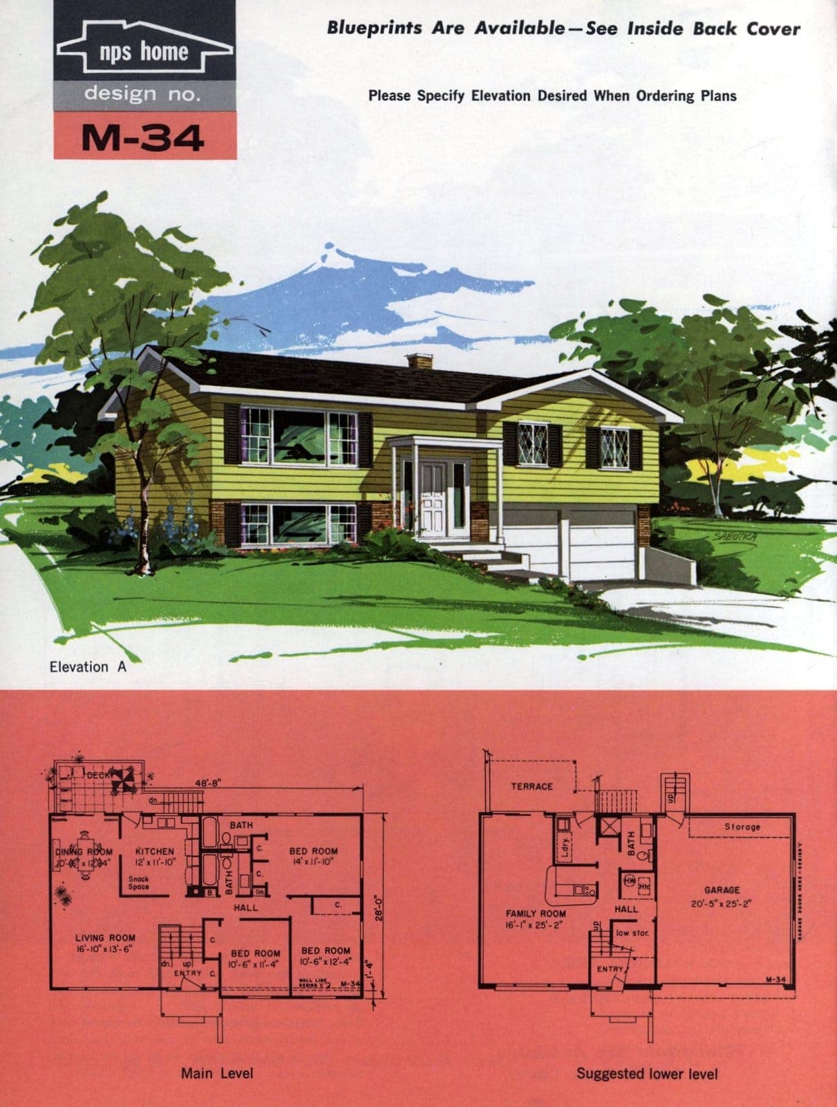 See 125 vintage ’60s home plans used to design & build millions of mid ...