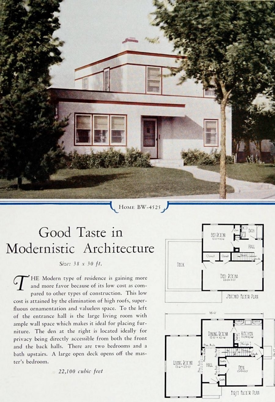 These popular 1930s home styles & floor plans had classic and enduring ...