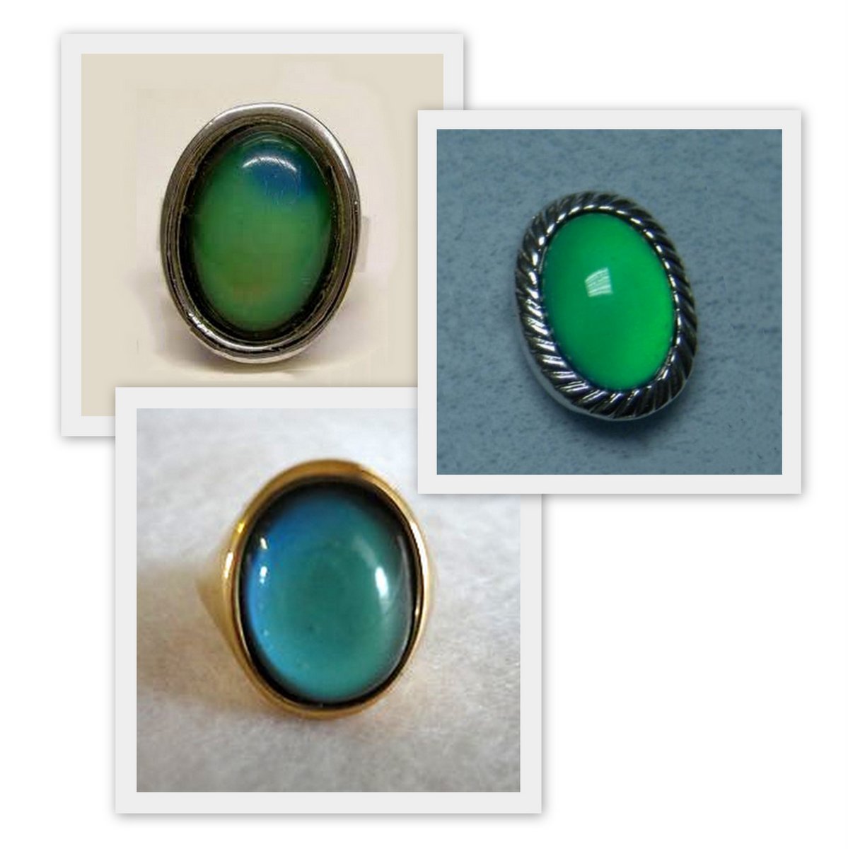 Mood ring color meanings for the retro jewelry trend - and what blue ...
