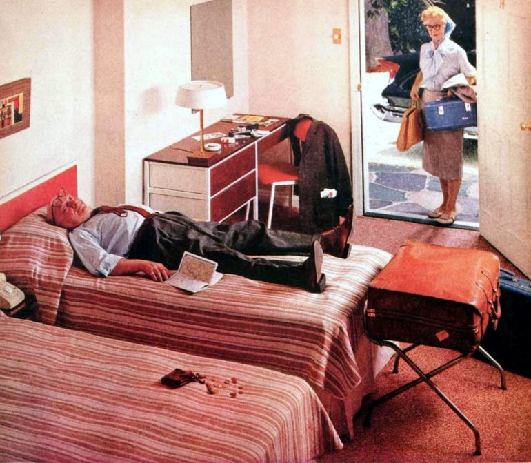 How do old hotel rooms compare to today's? Take a look back at 80 ...