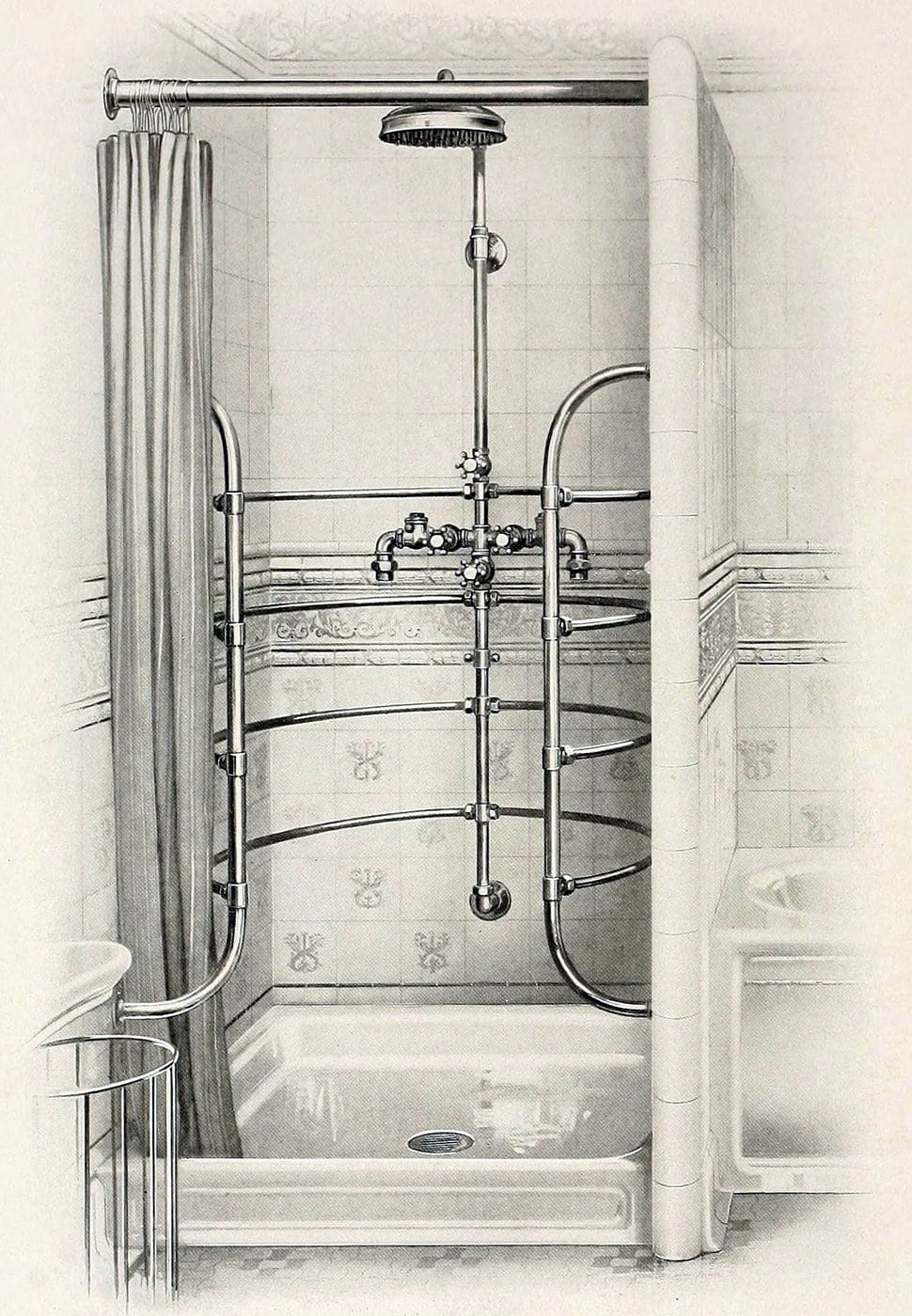 What is a needle bath? Find out & see 6 examples of these old showers ...