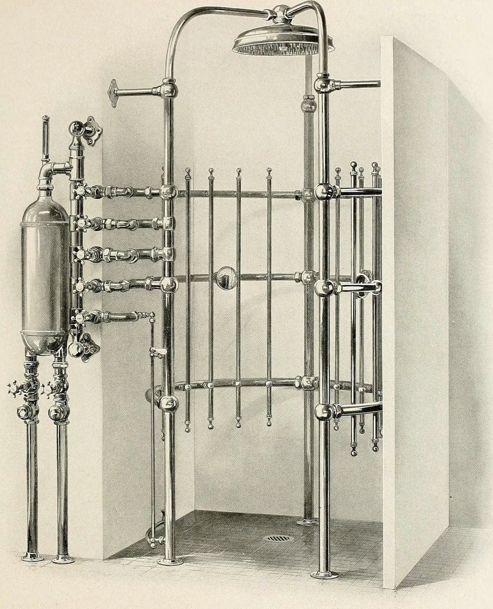 What is a needle bath? Find out & see 6 examples of these old showers ...