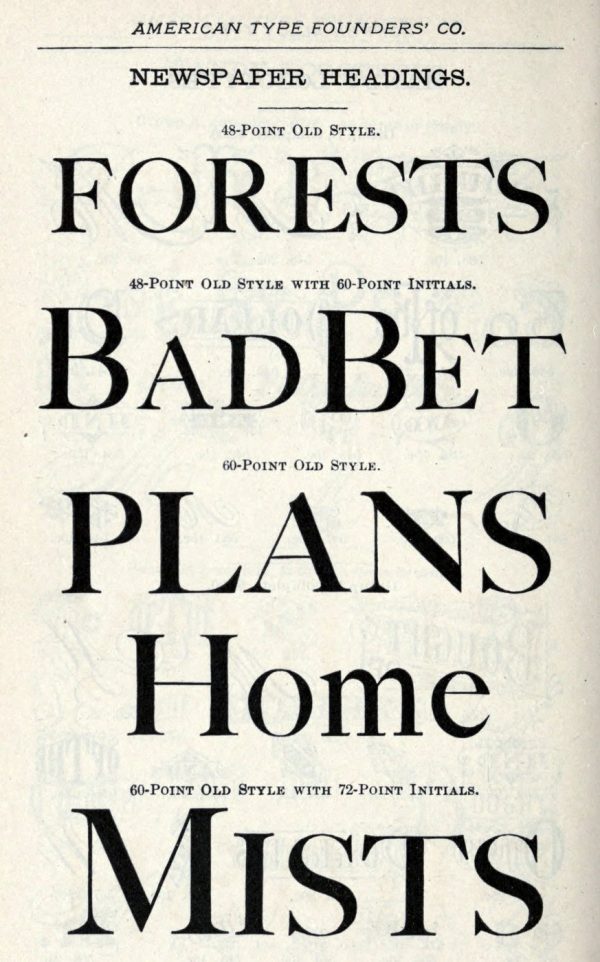 Like old-fashioned fonts: See dozens of vintage typefaces - Click Americana