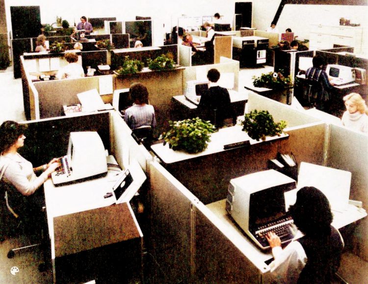 The bold office cubicle concept was a game-changer for 1970s workplaces ...