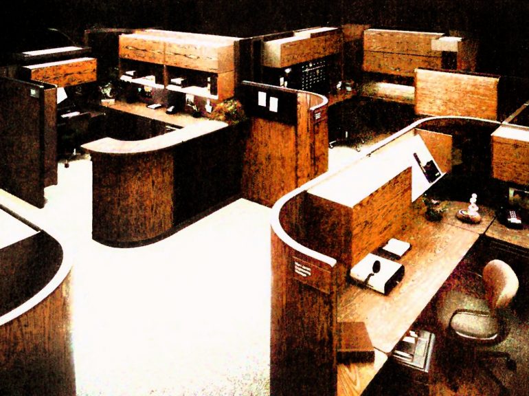 The bold office cubicle concept was a game-changer for 1970s workplaces ...