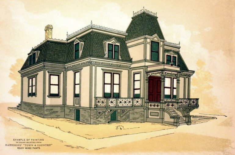 Shades of the past: Authentic Victorian house colors & paint sample ...