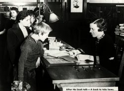 Vintage library checkout cards and due date slips: How a simple system ...