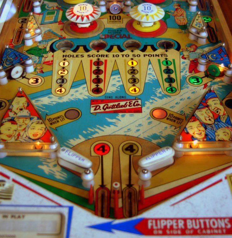 40 vintage pinball machines from the 1940s with wild features that ...