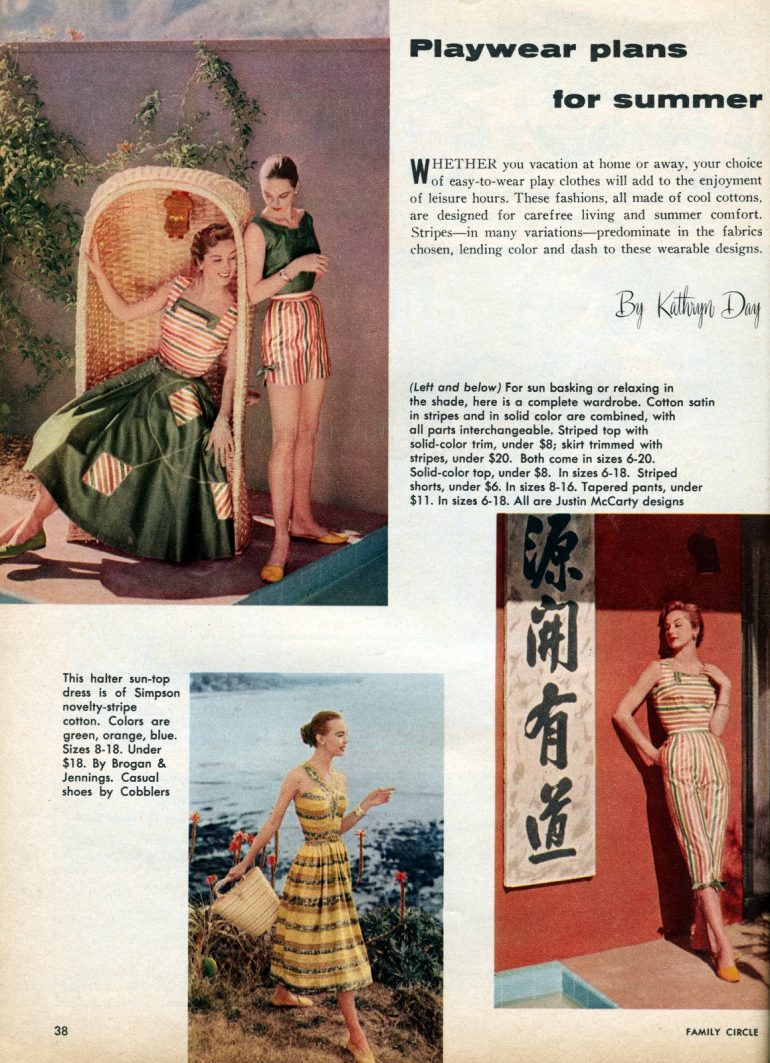 1950s summer clothes that made playtime the best time - Click Americana