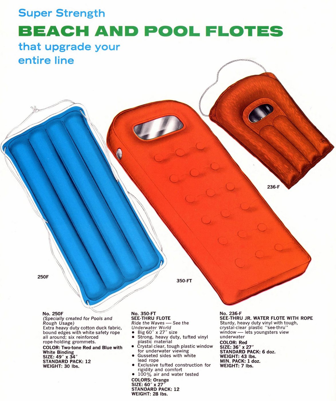 Vintage pool floats & air mattresses from the 60s delivered fun in the ...