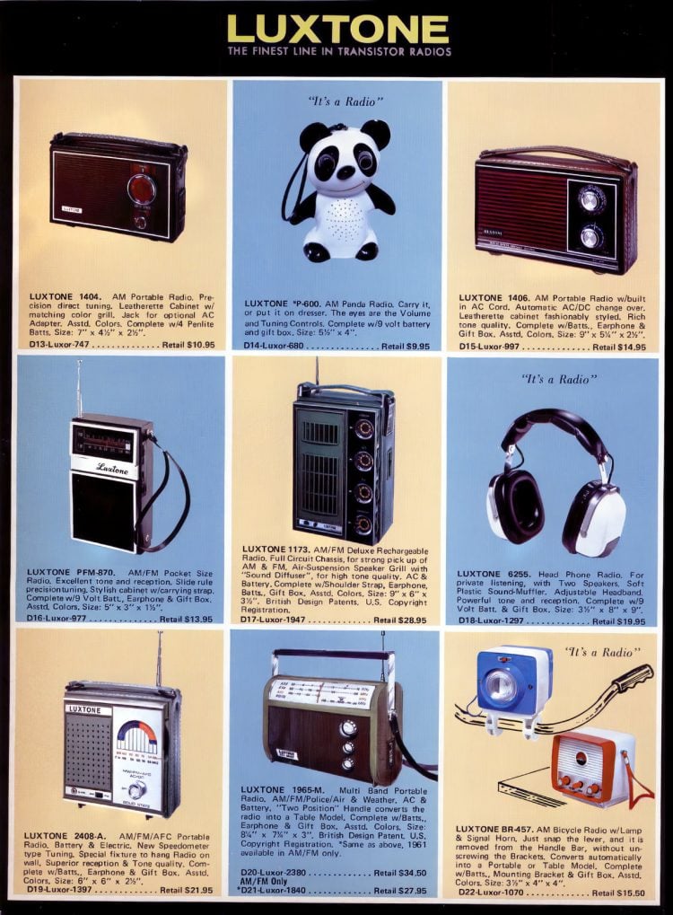 Old portable radios were marvels of technology from the 1950s to the ...