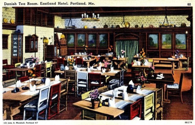 Before coffee shops, people would meet up with friends in tea rooms ...