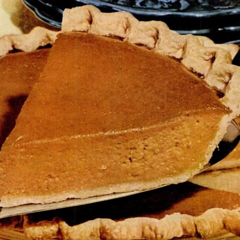 Indulgent pumpkin pie with 50s flair: Classic, pumpkin chiffon, and ...