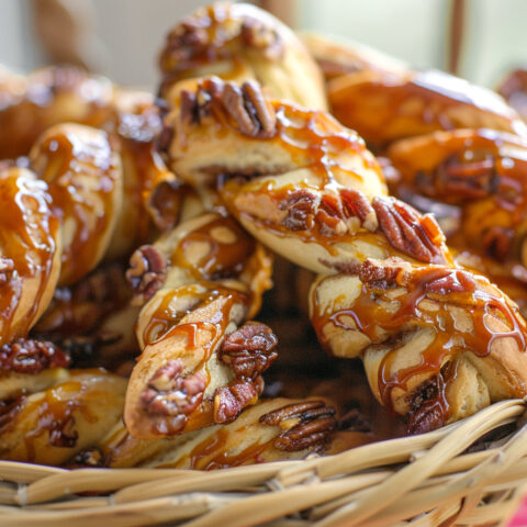 Easy caramel-pecan cinnamon twists retro recipe from the 1950s - Click ...