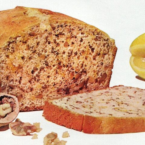 Lemon nut bread recipe from 1959 - Click Americana
