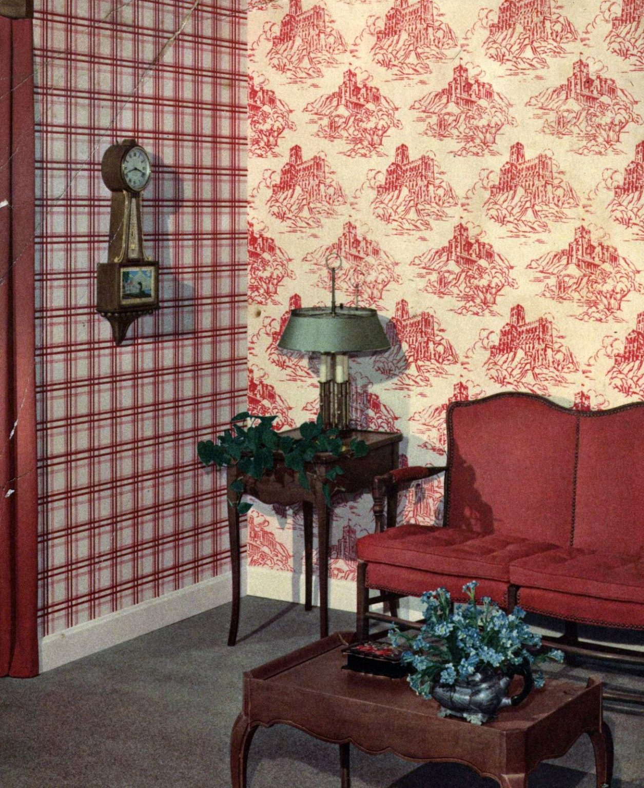 Vintage 1940s wallpaper: See 150 authentic wallpaper samples of popular ...